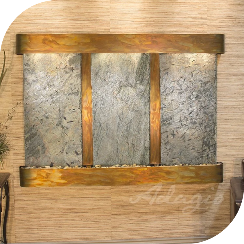 Outdoor Wall Fountains – Garden Vertical Water Features | FountainsUSA ...
