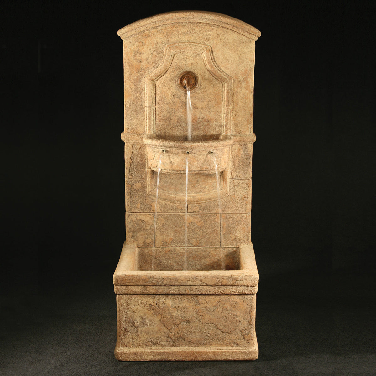 Fiore Stone Di Amico Wall Fountain 290-FW - Fountains USA
