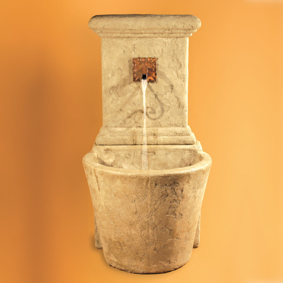 FLASH SALE! Fiore Stone French Wall Fountain 201-FW — Fountains USA