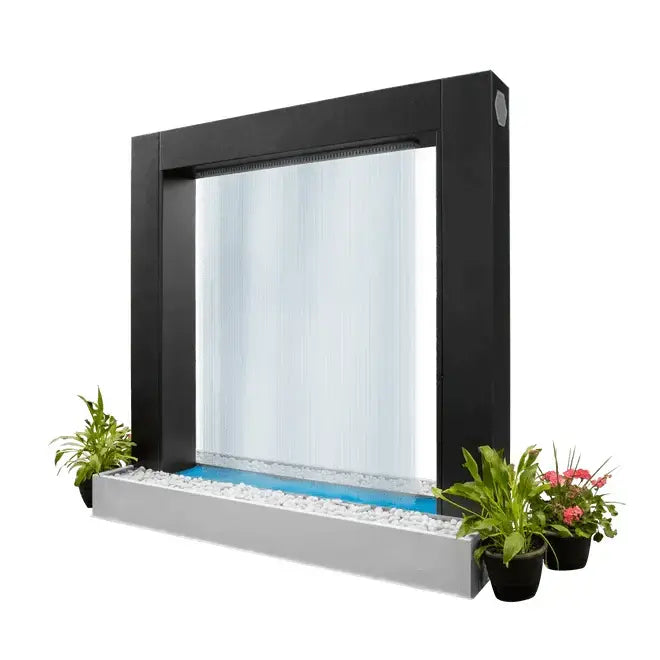 The Outdoor Plus Paradise Fall SelfContained Rainfall Water Fountain ...